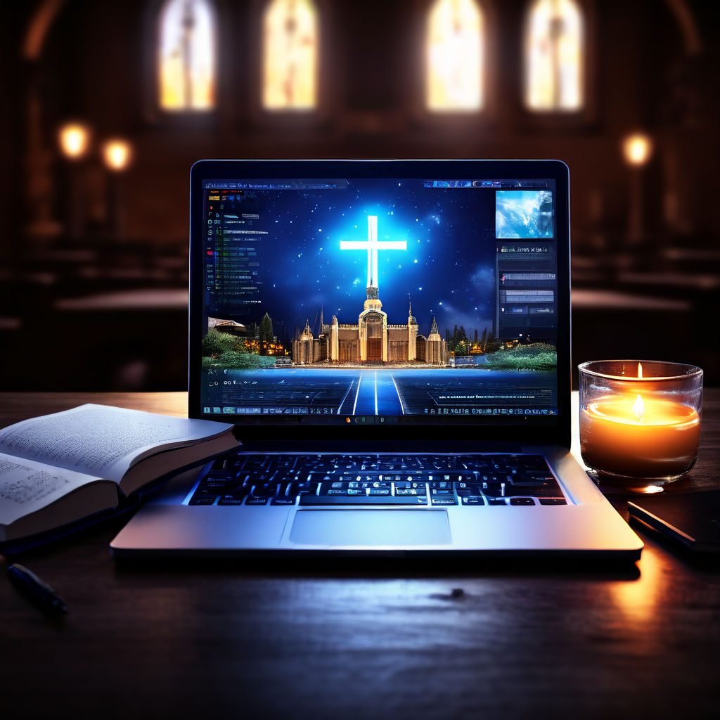 Evangelho na era Digital com a Biblia em evidencia
